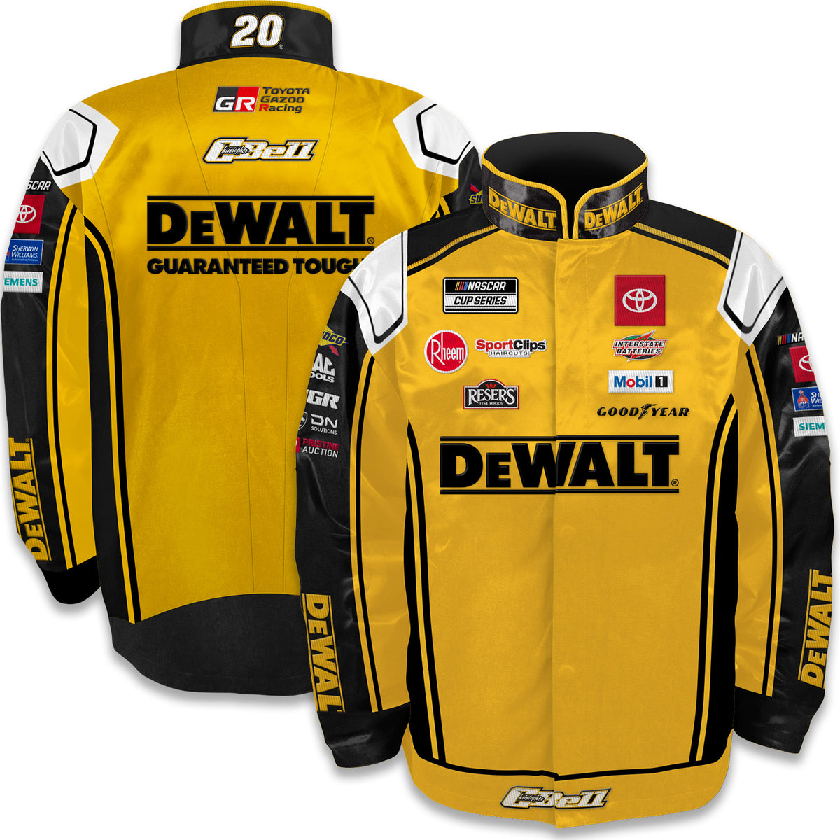 Christopher Bell 2025 DeWalt Uniform Pit Outerwear Jacket– RacingUSA