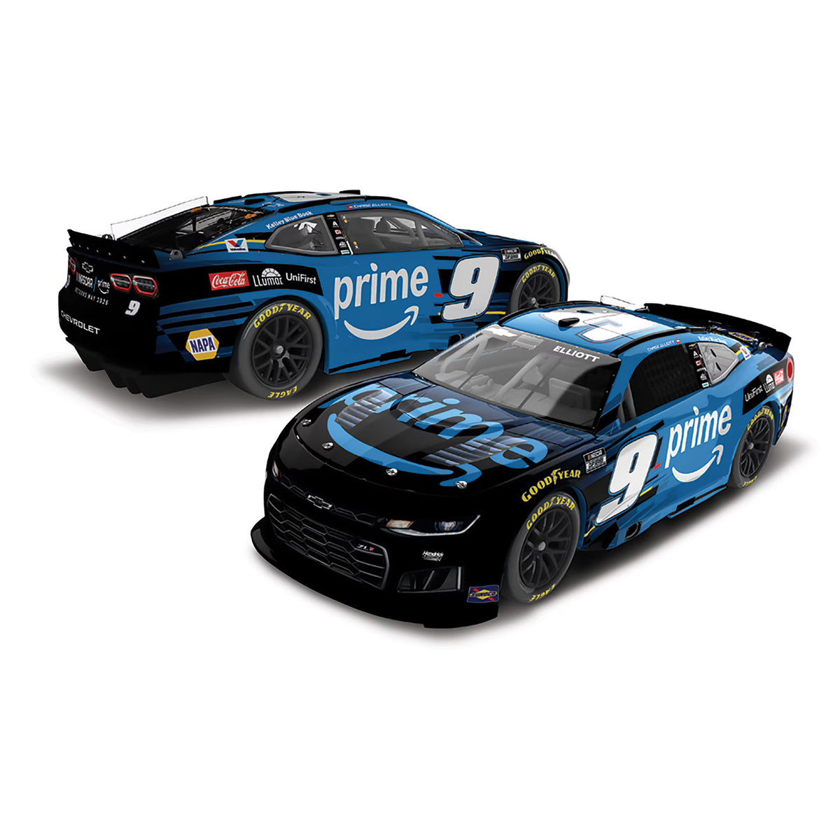 Chase Elliott Amazon Prime 1:24 Color Chrome 2026 Diecast Car Preorder ...