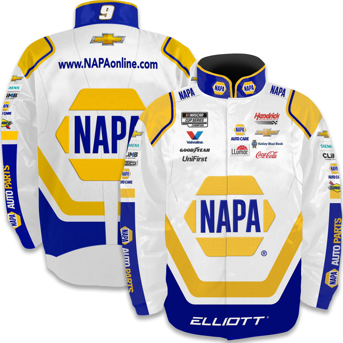 Chase Elliott 2025 NAPA Uniform Pit Outerwear Jacket - Add a FREE In-S ...