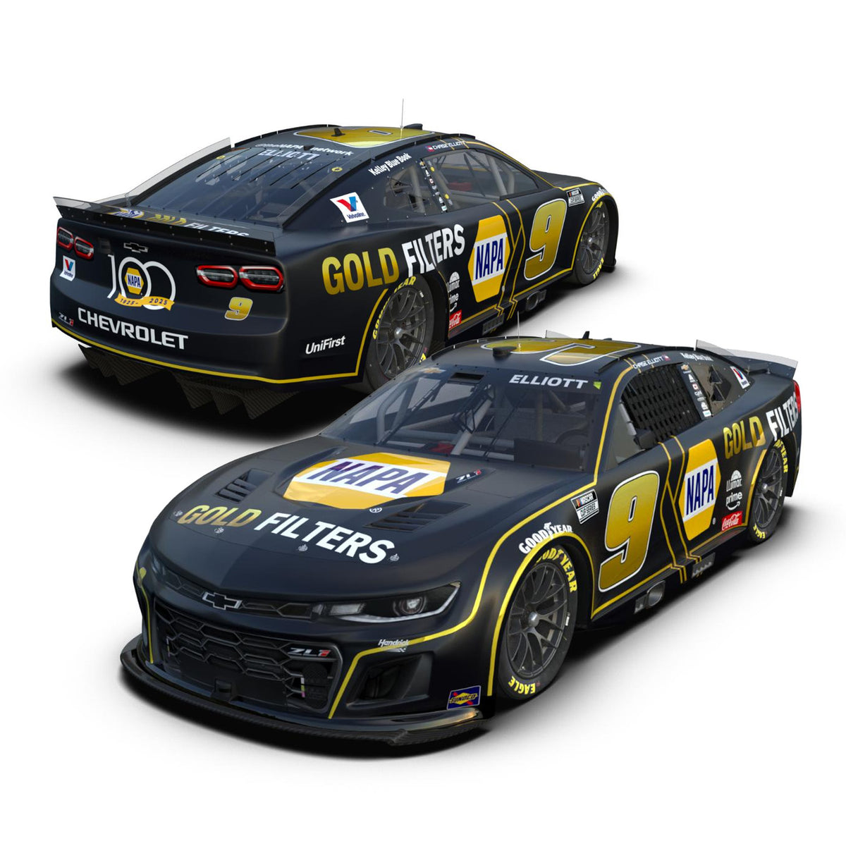 Chase Elliott NAPA Gold Filters 1:24 Standard 2025 Diecast Car Preorde ...