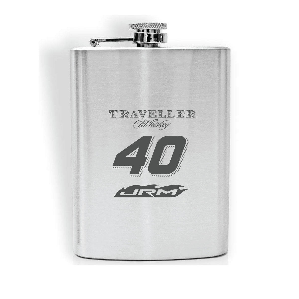 JR Motorsports 2025 Traveller Whiskey #40 Stainless Steel Laser Engrav– RacingUSA
