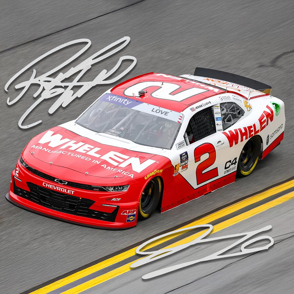 Jesse Love / Richard Childress Dual Autographed Daytona Race Win 1:24 ...