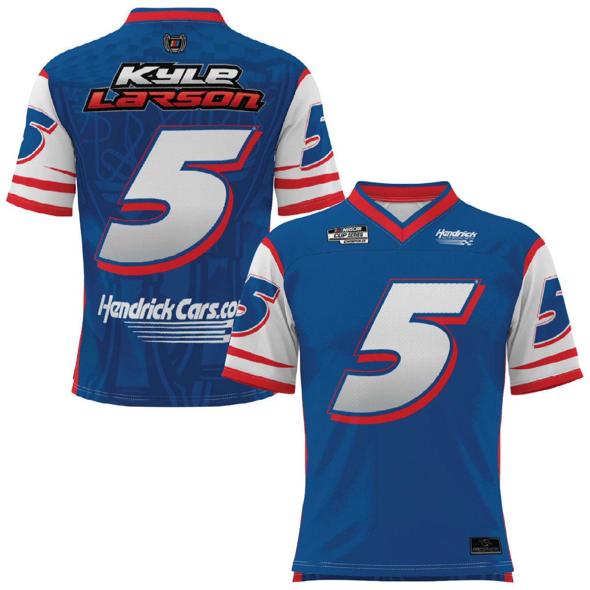 Kyle Larson HendrickCars Football Jersey– RacingUSA