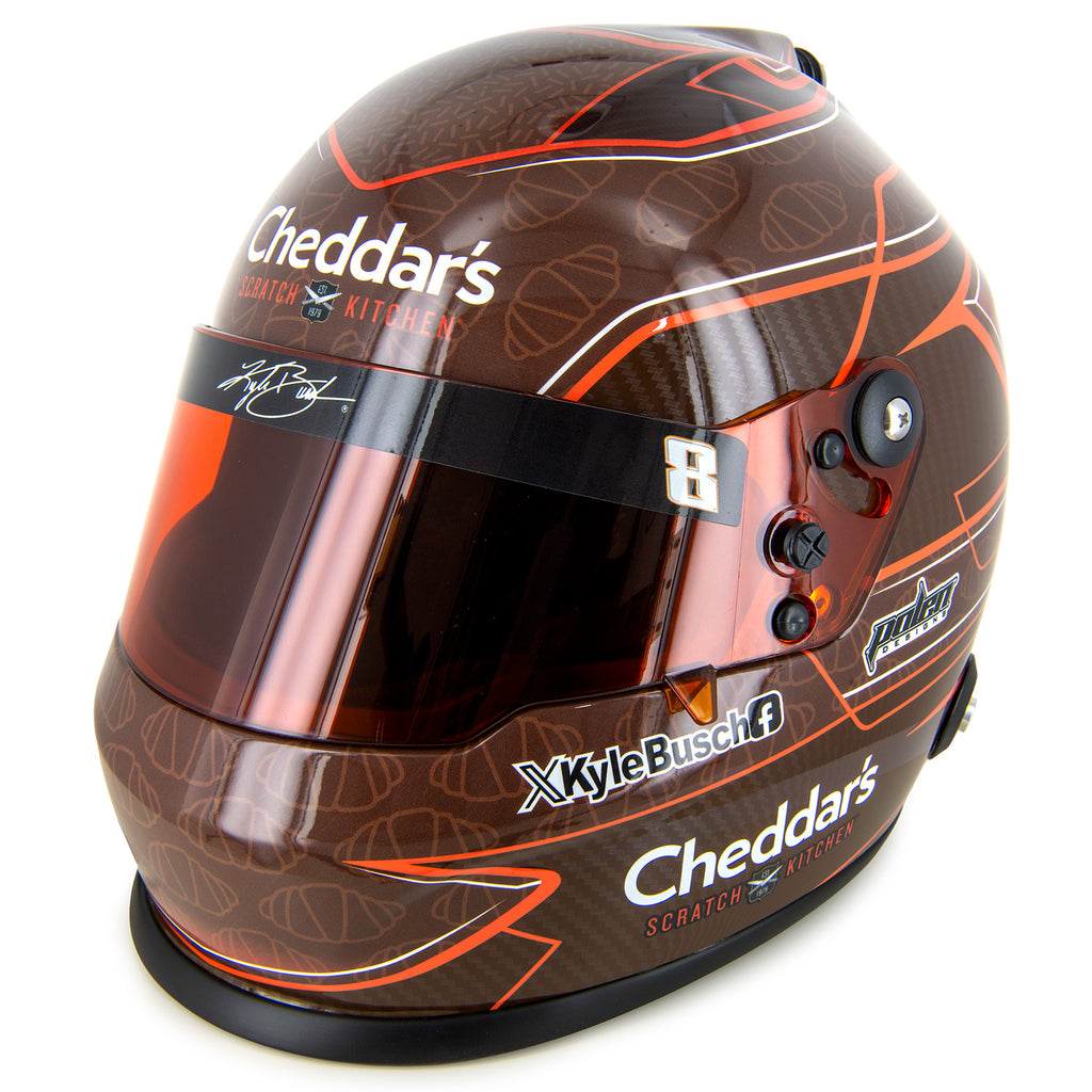 Kyle Busch Full Size Cheddar's #8 Collectible Replica Helmet– RacingUSA
