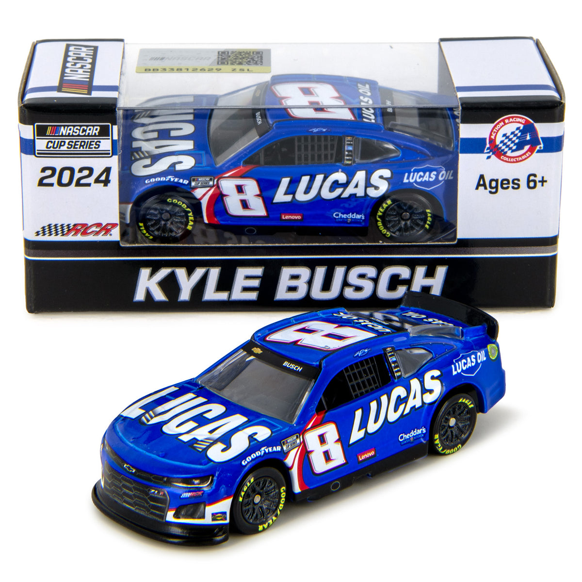 Kyle Busch Lucas Oil 1:64 Standard 2024 Diecast Car | RacingUSA