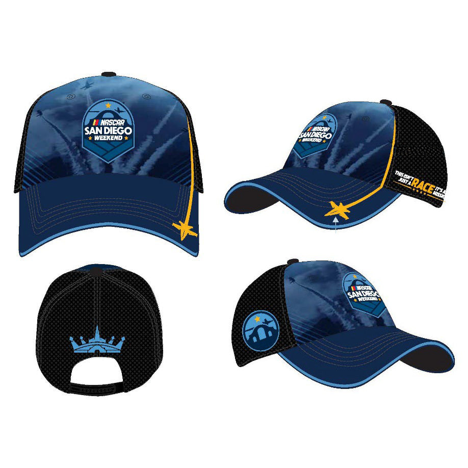 NASCAR 2026 San Diego Weekend Event Hat Blue/Black Preorder - Currentl ...