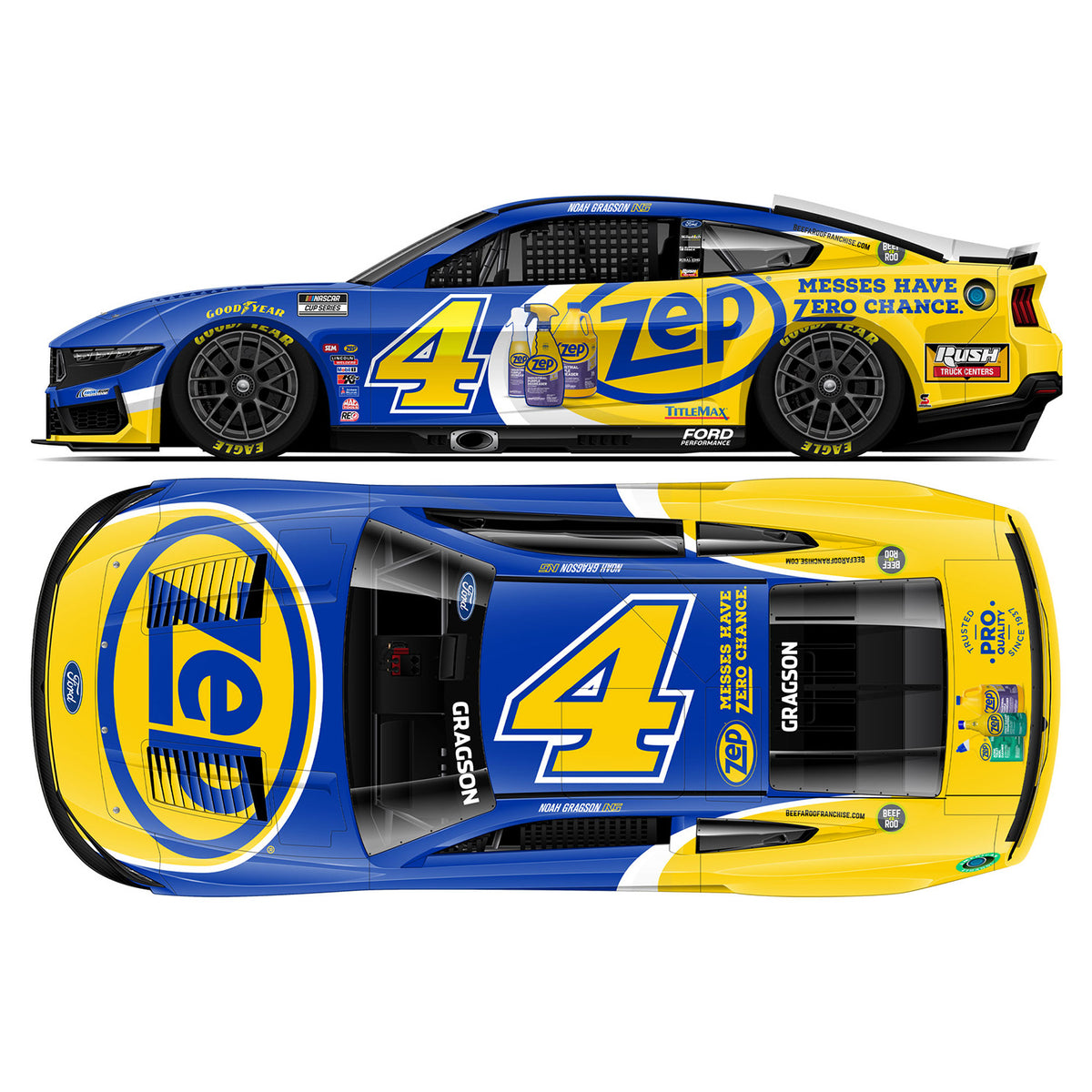 Noah Gragson Zep 1:64 Standard 2025 Diecast Chassis Car Preorder - Cur ...