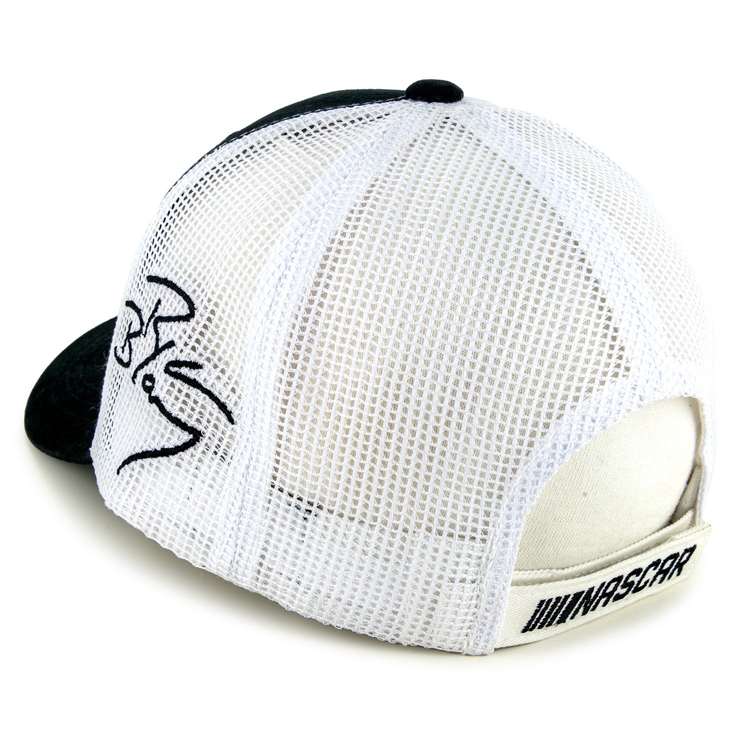 Ryan Blaney 2025 Exclusive Black #12 Mesh NASCAR Hat Black/White Adult