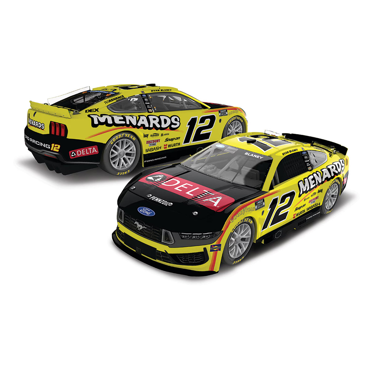 Ryan Blaney Menards / Delta 1:24 Standard 2026 Diecast Car Preorder ...