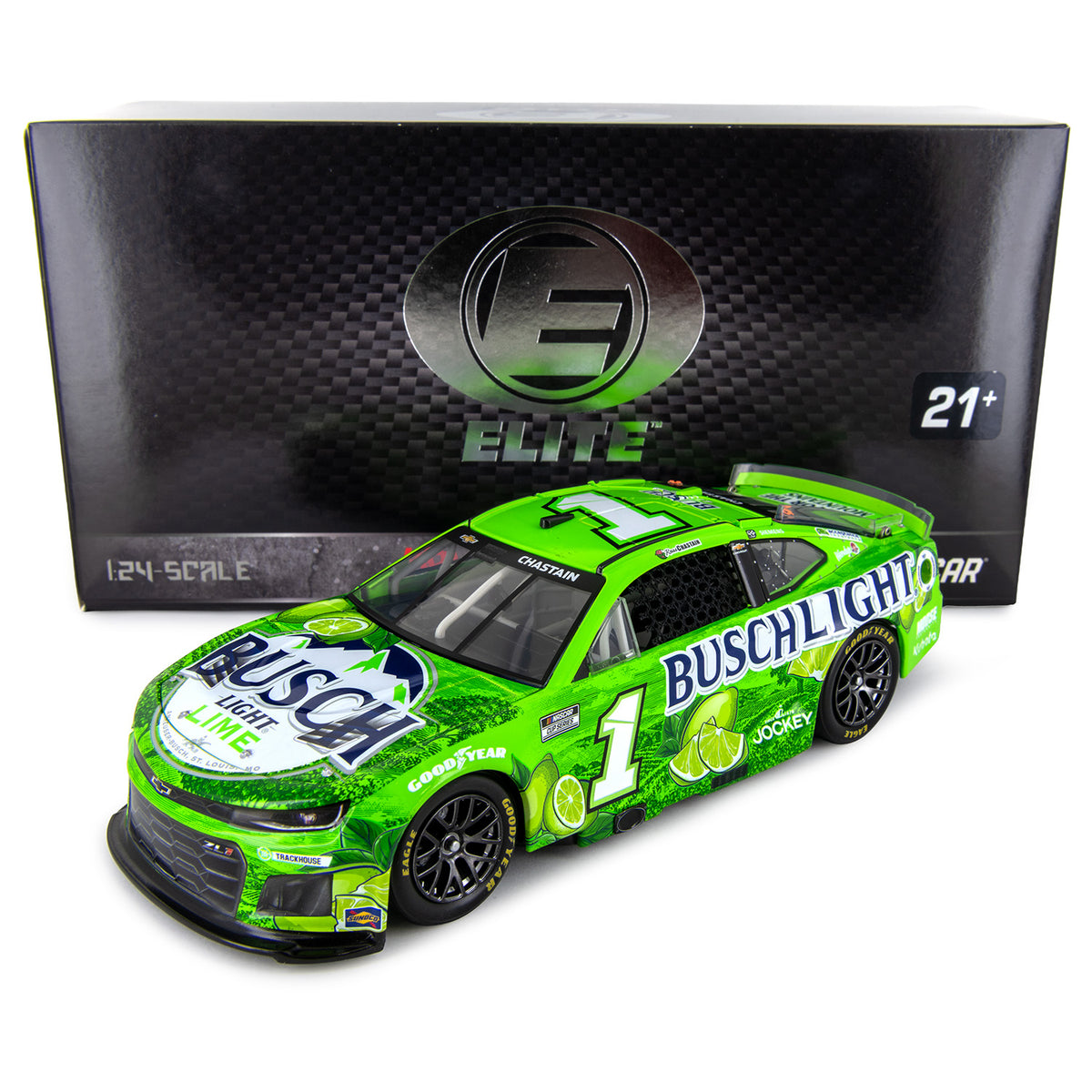 Ross Chastain ELITE Busch Light Lime 1:24 2025 Diecast Car– RacingUSA