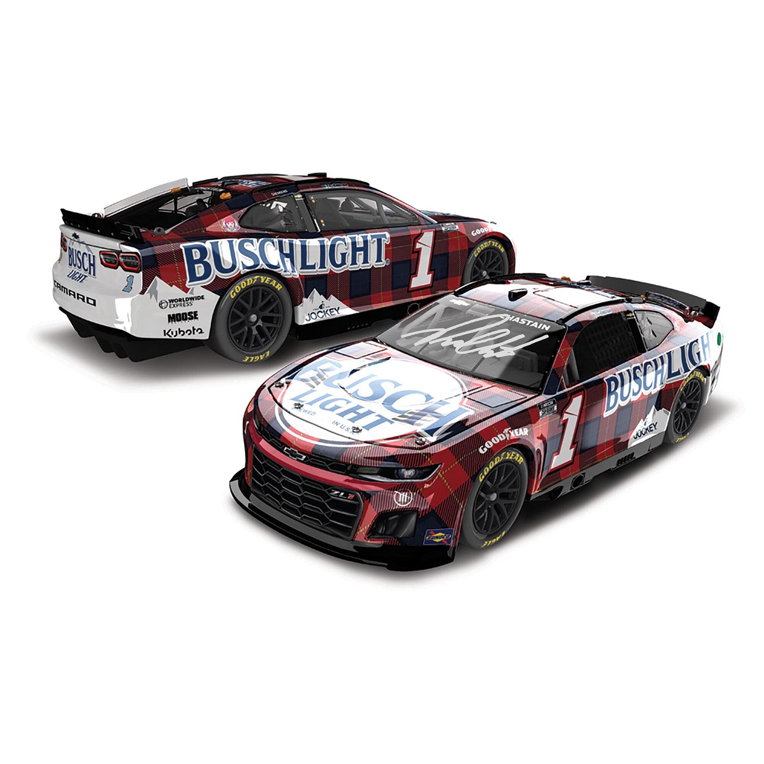 Ross Chastain Autographed Busch Light Flannel 1:24 Standard 2024 ...