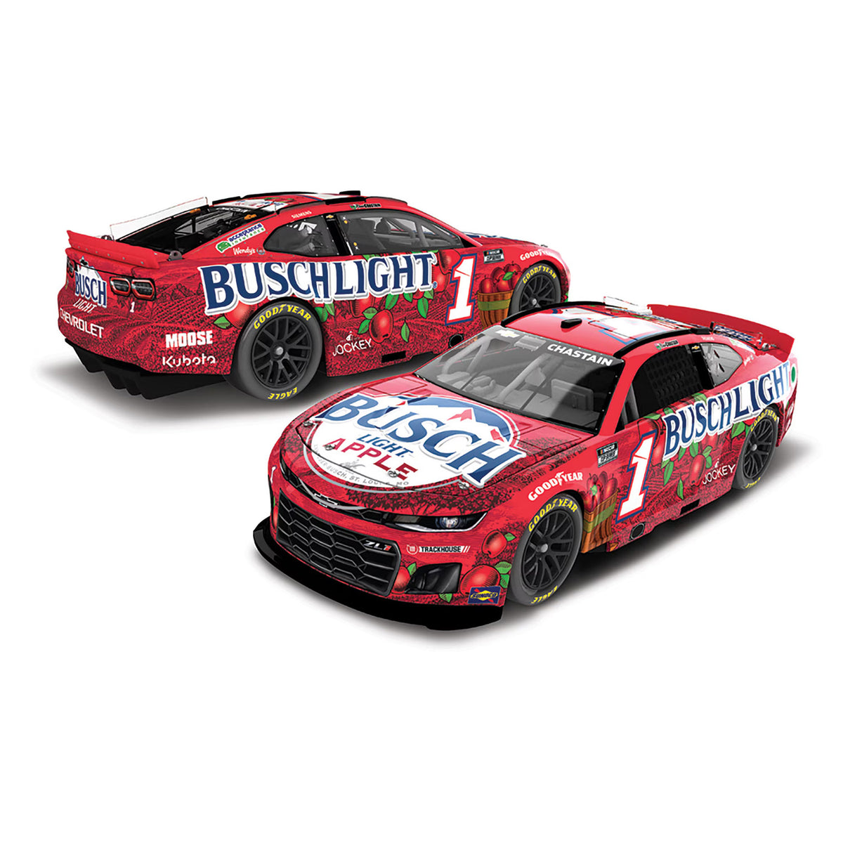 Ross Chastain ELITE Busch Light Apple 1:24 2025 Diecast Car– RacingUSA