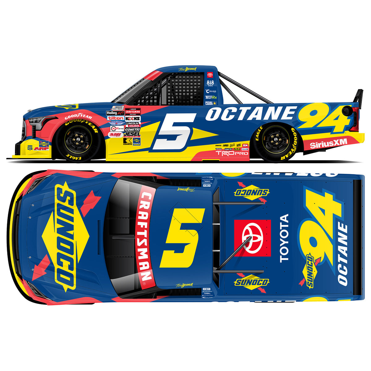 Toni Breidinger Sunoco 94 Octane Truck Series 1:24 Standard 2025 Dieca ...