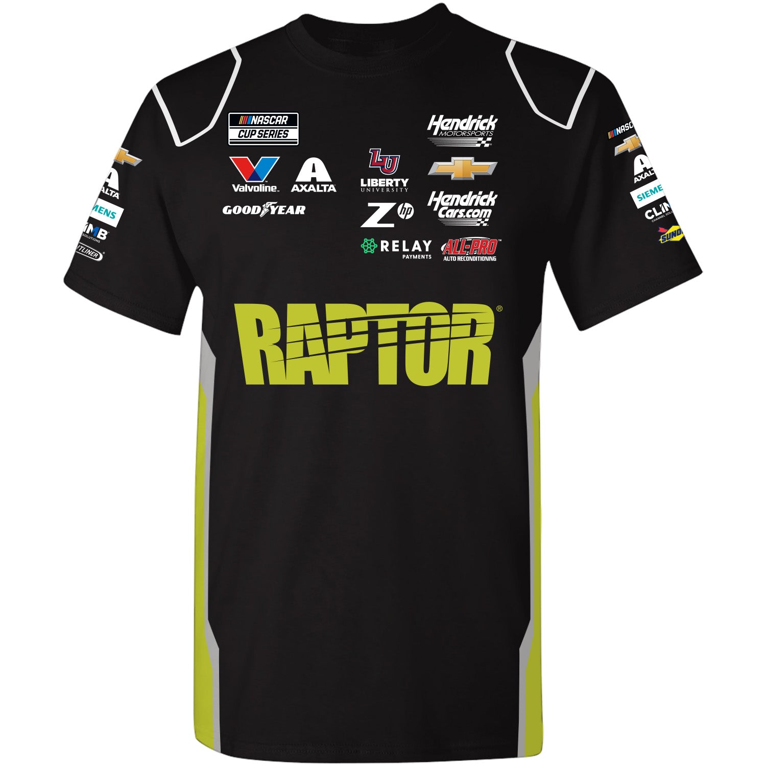 William Byron 2025 Raptor Sublimated Uniform Pit Crew T-Shirt