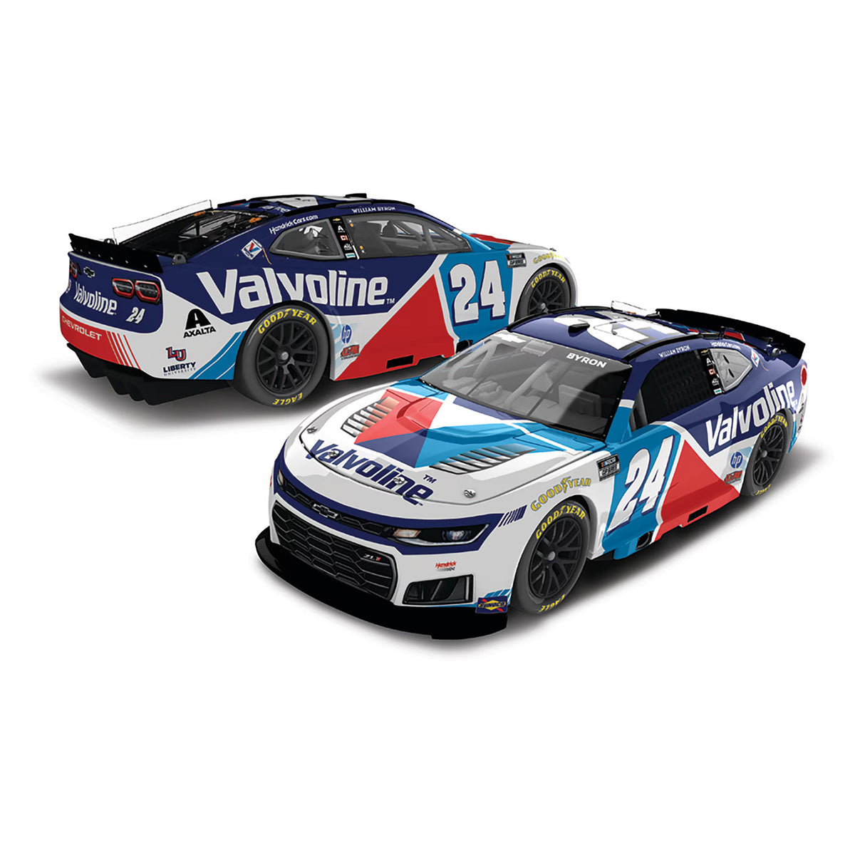 William Byron Valvoline 1:24 Color Chrome 2026 Diecast Car Preorder ...