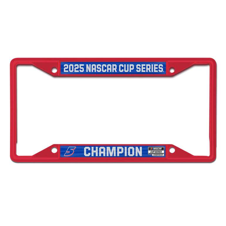 Kyle Larson 2025 NASCAR 2X Champion Metal License Plate Frame– RacingUSA