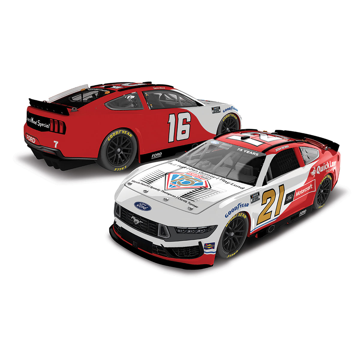 Wood Brothers Racing 75th Anniversary Wins 1:24 Standard 2025 Diecast ...